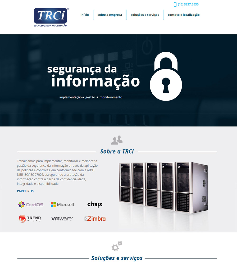 Criação de Site TRCi- an.design